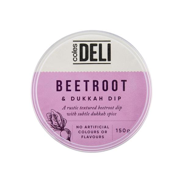 Buy COLES DELI EXPRESS BEETROOT DUKKAH DIP | Coles
