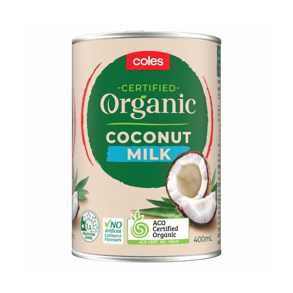 Buy Coles Organic Coconut Milk 400mL | Coles