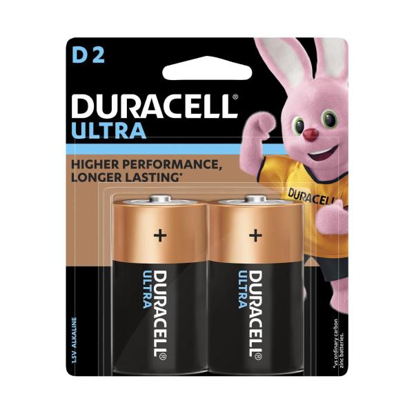 Buy Duracell Ultra D Alkaline Batteries 2 Pack | Coles