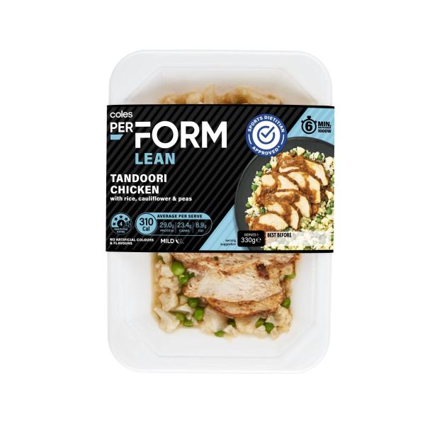 Buy Coles Perform Tandoori Chicken 330g | Coles