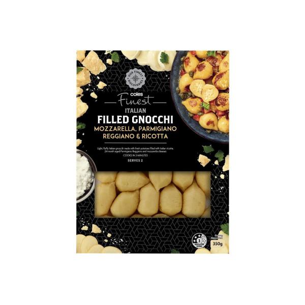 Buy Coles Finest Filled Gnocchi Mozz Parmi Reggi & Ricotta 350g | Coles