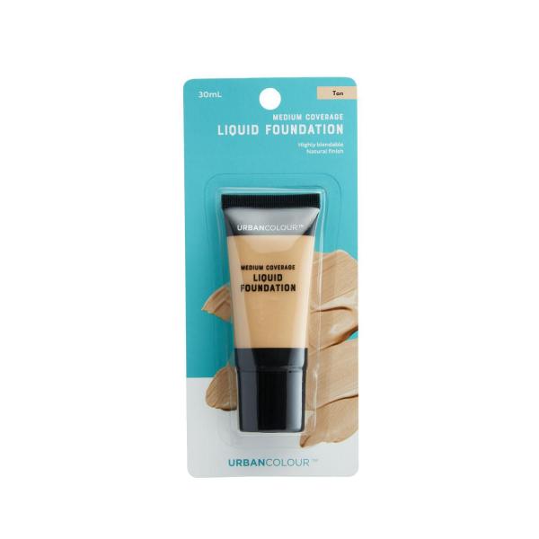 Buy Urban Colour Liquid Foundation Tan 30mL | Coles