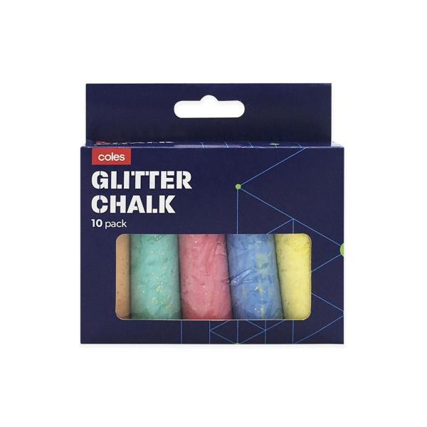 Buy Coles Jumbo Chalk Assorted 10 pack | Coles