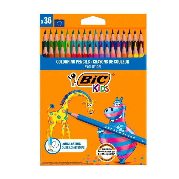 Buy Bic Kids Evolution Colouring Pencils 36 Pack | Coles
