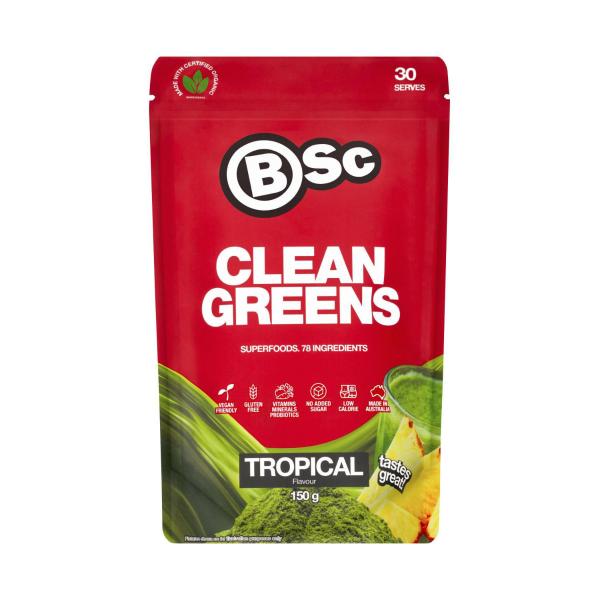 Buy BSc Clean Greens Superfoods Tropical 150g | Coles