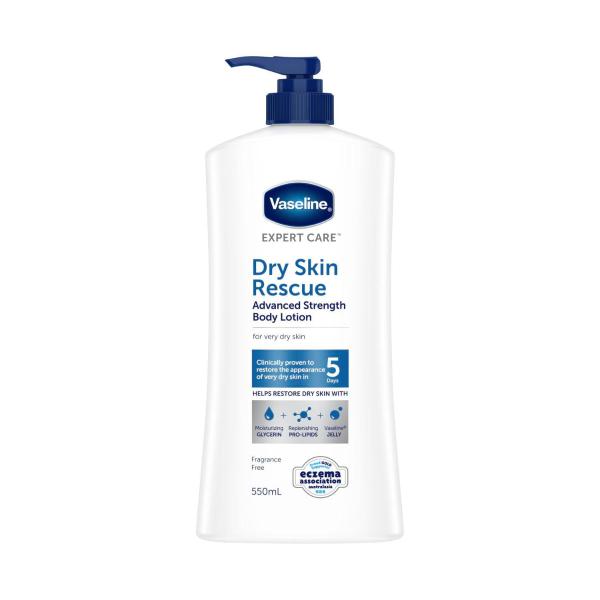 Buy Vaseline Moisturising Body Lotion Dry Skin Rescue 550mL | Coles