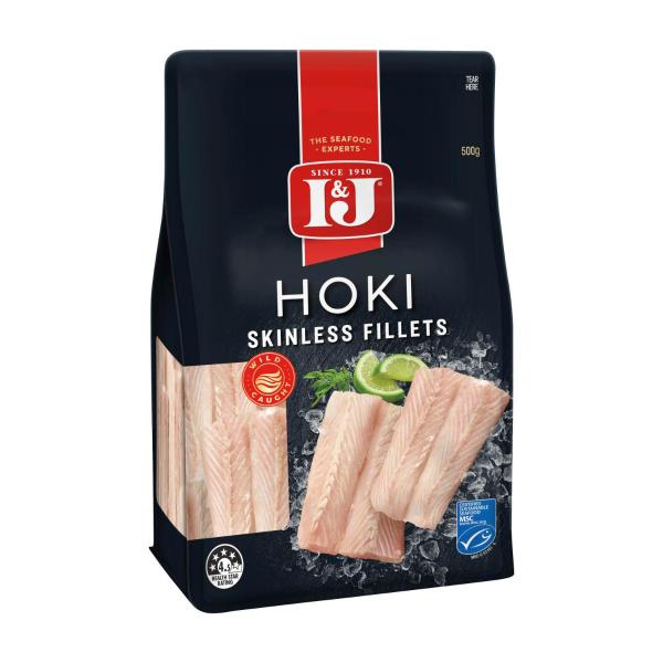 Buy I&J Wild Caught New Zealand Hoki Fillets 500g | Coles