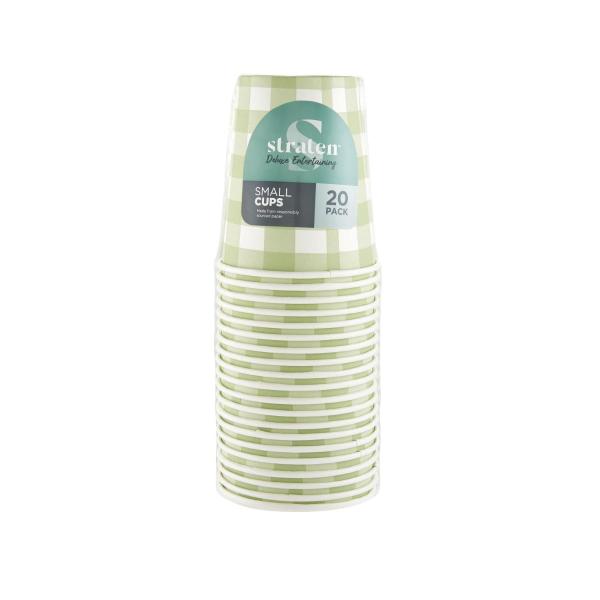 Buy Straten Small Patterned Cups 20 pack | Coles