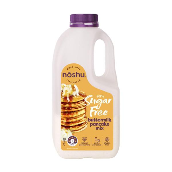 Buy NOSHU 98% SUGAR FREE BUTTERMILK PANCAKE MIX | Coles