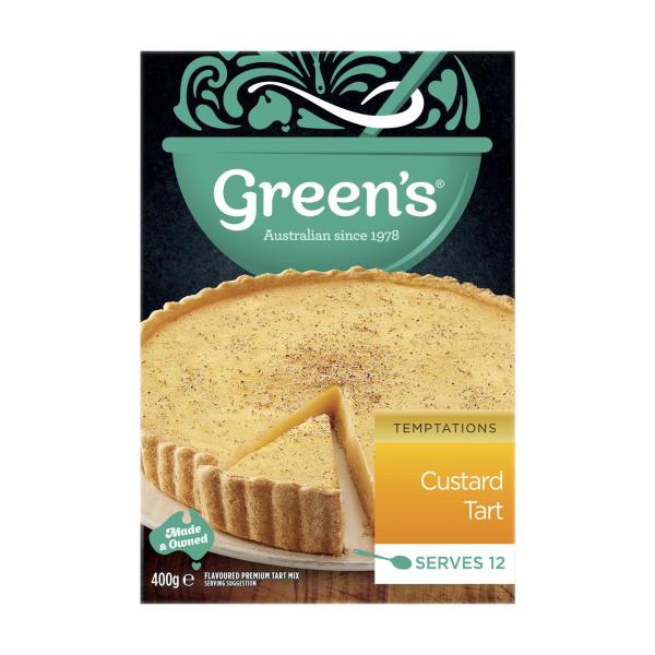 Buy GREENS TEMPTATIONS CUSTARD TART | Coles