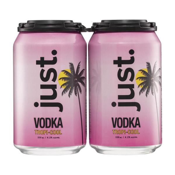Buy JUST JUST VODKA TROPICAL CAN 3 | Coles