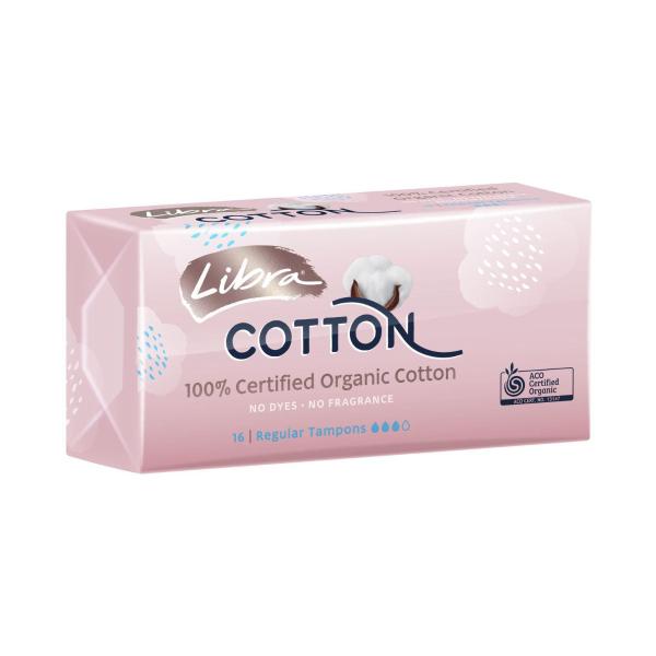 Buy Libra Cotton Tampons Regular 16 pack | Coles