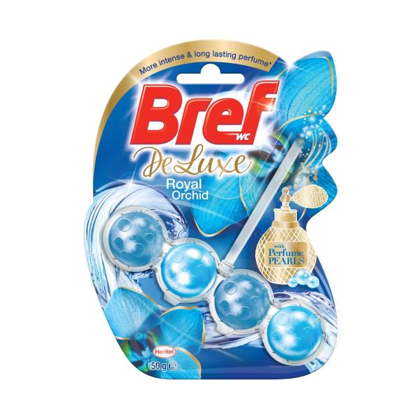 Buy Bref Deluxe Rim block Toilet Cleaner Royal Orchid 50g | Coles