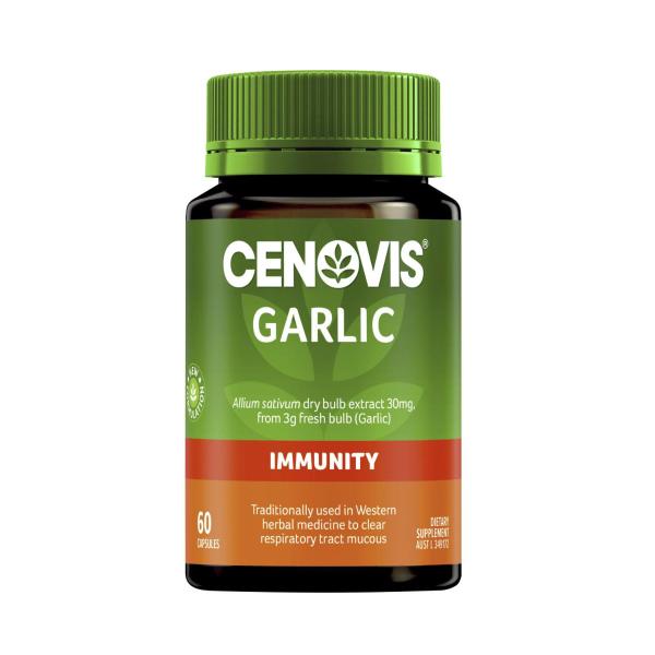 Buy Cenovis Garlic Capsules For Immune Support 60 pack | Coles