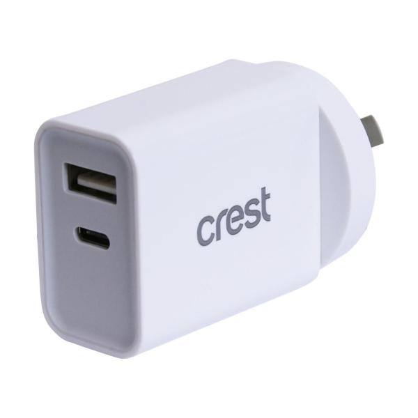 Buy Crest Power Wall Charger Usbc Pd20W 1 pack | Coles