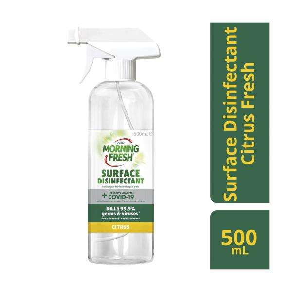 Buy Morning Fresh Antibacterial Surface Disinfectant Sanitiser Kitchen Cleaner Citrus 500mL | Coles