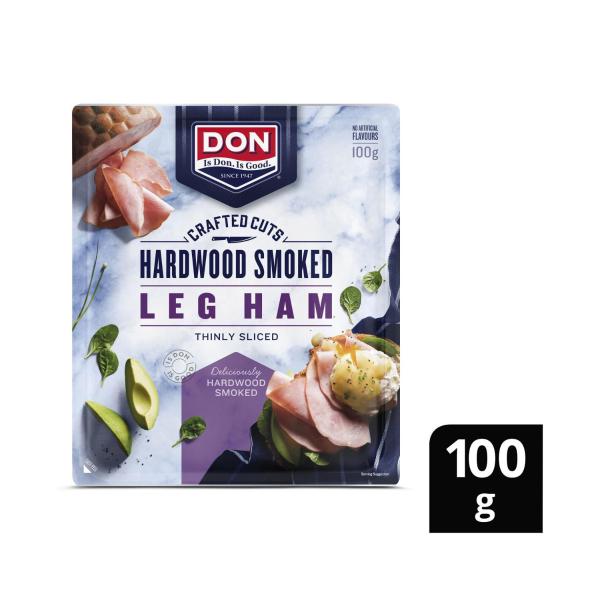 Buy DON CRAFTED CUTS HARDWOOD SMOKED LEG HAM | Coles