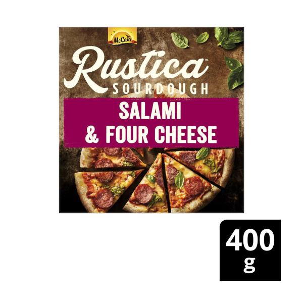 Buy MCCAIN RUSTICA PIZZA SALAMI & FOUR CHEESE | Coles