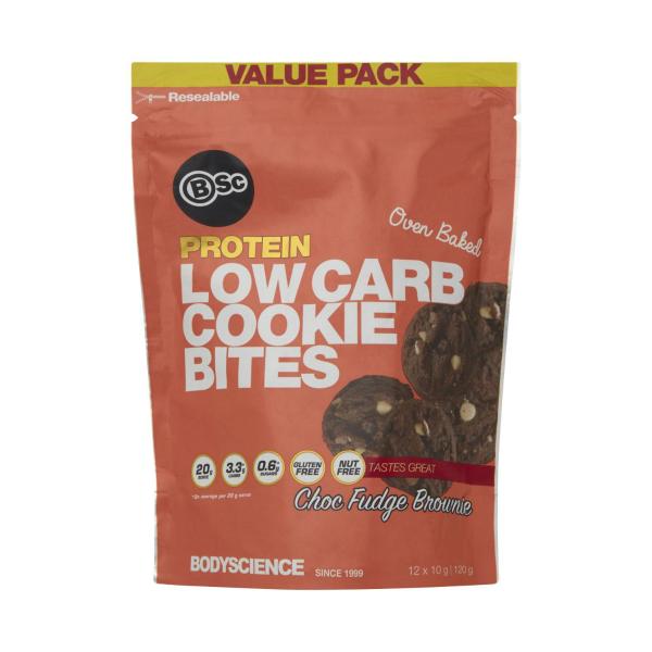 Buy BSC PROTEIN LOW CARB BITES CHOC FUDGE BROWNIE | Coles