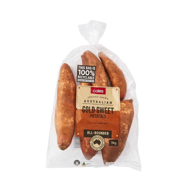 Buy FRESH SWEET GOLD POTATOES | Coles