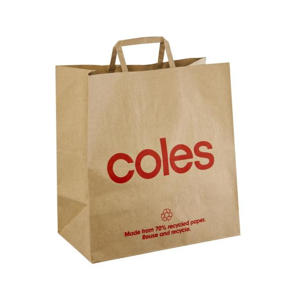 Buy Coles Ffh Checkout Bag Paper Bag 1 each | Coles