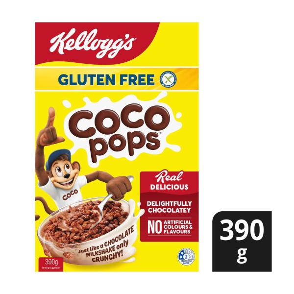 Buy Kellogg's Coco Pops Gluten Free Breakfast Cereal 390g | Coles