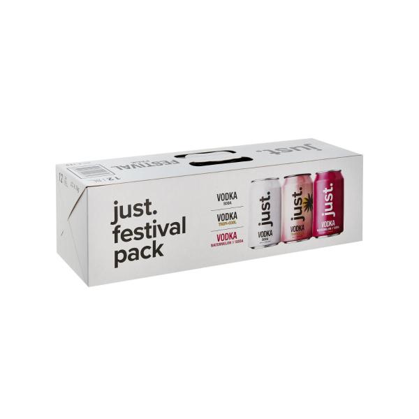 Buy Just Festival Pack Can 330ml 36 Pack | Coles