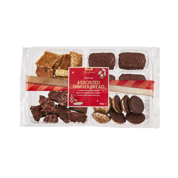 Buy COLES FESTIVE ASSORTED GINGERBREAD | Coles