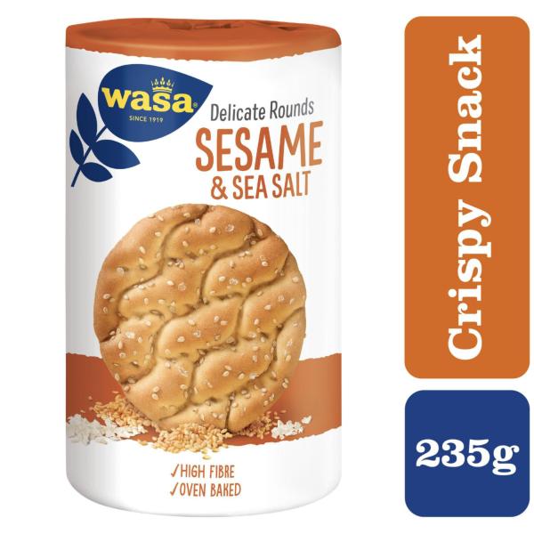 Buy WASA DELICATE ROUNDS SESAME & SEA SALT | Coles