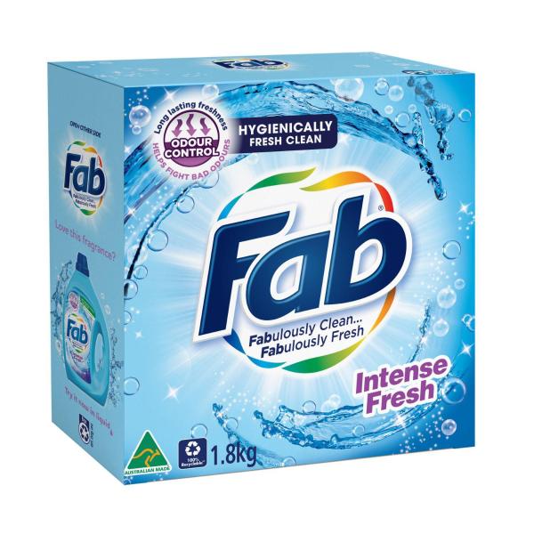 Buy Fab Intense Fresh Laundry Powder 1.8kg | Coles