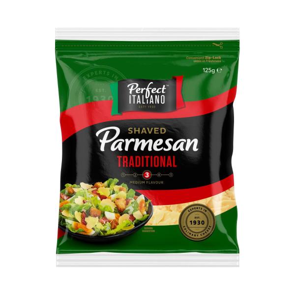 Buy Perfect Italiano Cheese Shaved Parmesan 125g | Coles