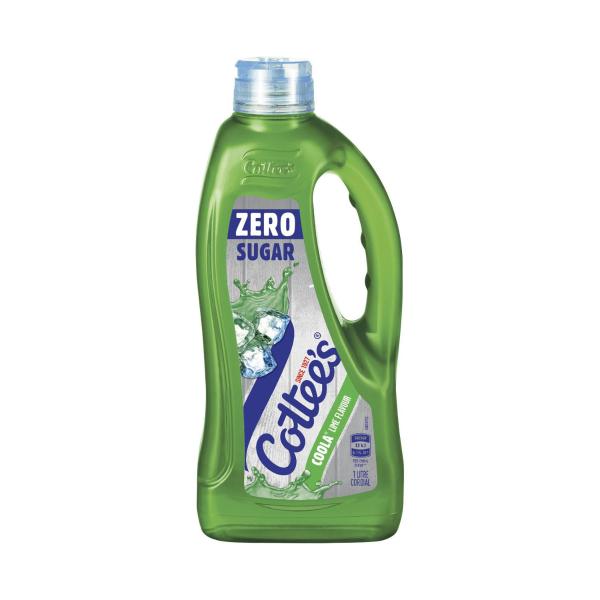 Buy Cottees Zero Sugar Lime Cordial Coola Flavour Bottle 1L | Coles