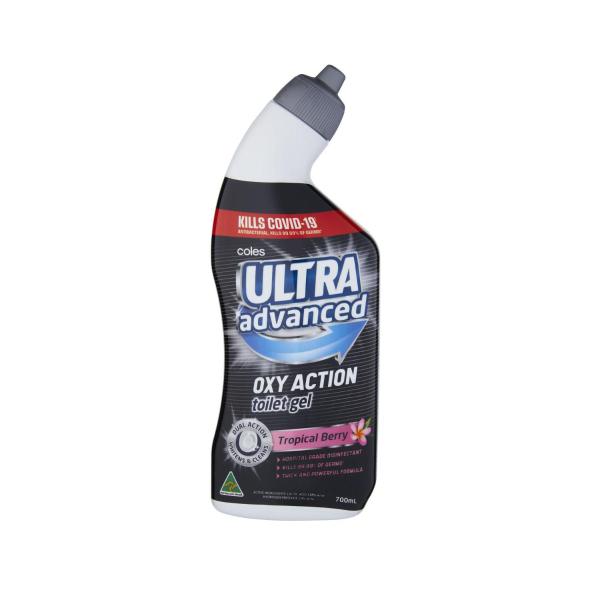 Buy Coles Ultra Oxi Bleach Tropical Toilet Gel 700mL | Coles