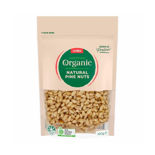 Buy Coles Organic Pine Nuts 100g | Coles