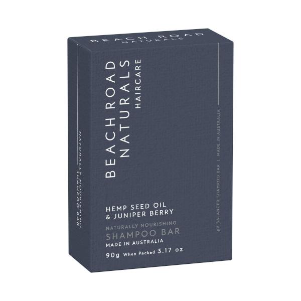 Buy Beach Road Naturals Bar Shampoo Hemp Seed Oil & Juniper Berry 90g ...