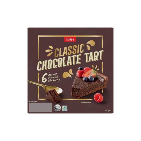 Buy Coles Frozen Chocolate Tart 350g | Coles