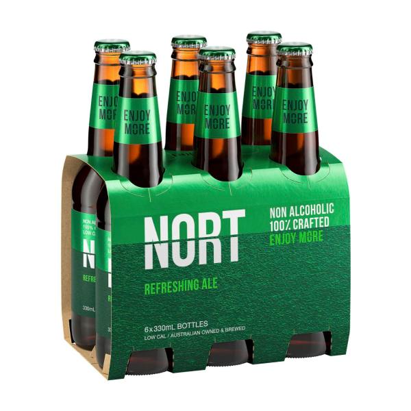 Buy Nort Refreshing Ale Bottle 330mL 6 Pack | Coles