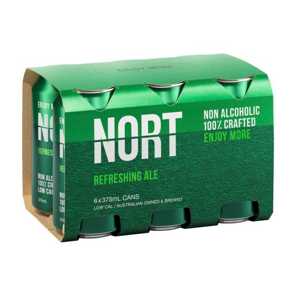 Buy Nort Refreshing Ale Can 375ml 6 Pack | Coles