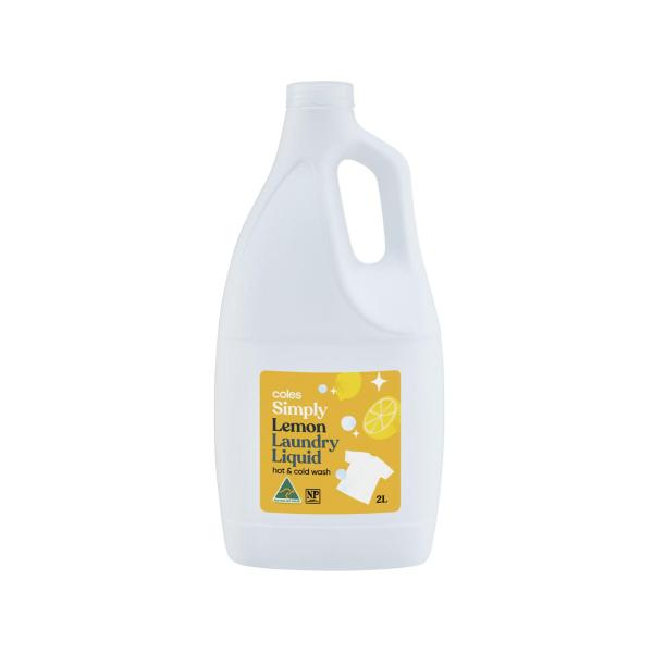 Buy Coles Simply Laundry Liquid Lemon 2L | Coles