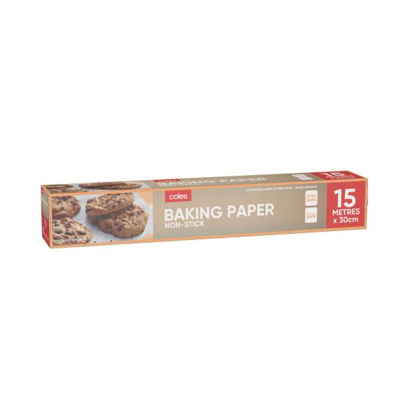 Buy Coles Non Stick Baking Paper 15 metre | Coles
