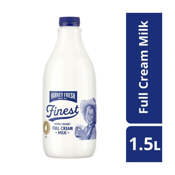 Buy HARVEY FRESH FINEST FULL CREAM MILK | Coles