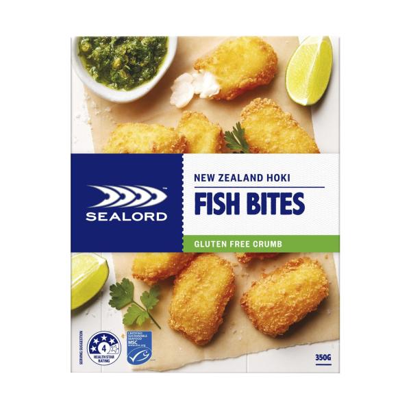 Buy Sealord Gluten Free Hoki Bites 350g | Coles
