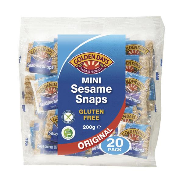 Buy Golden Days Mini Sesame Snaps Gluten Free 200g | Coles