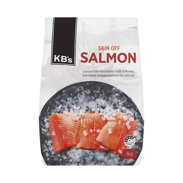 Buy KB's Salmon Skin Off 1kg | Coles