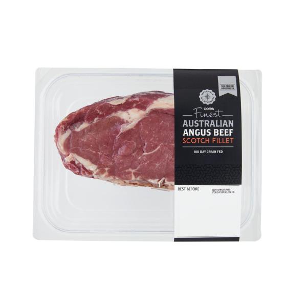 Buy COLES FINEST ANGUS BEEF SCOTCH FILLET STEAK | Coles