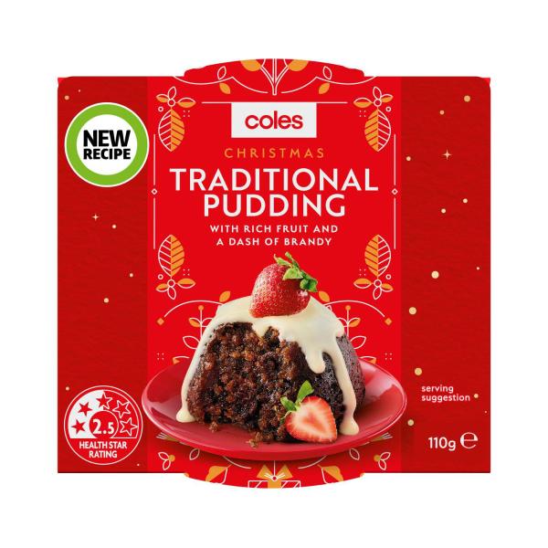 Buy Coles Christmas Traditional Christmas Pudding 110g | Coles
