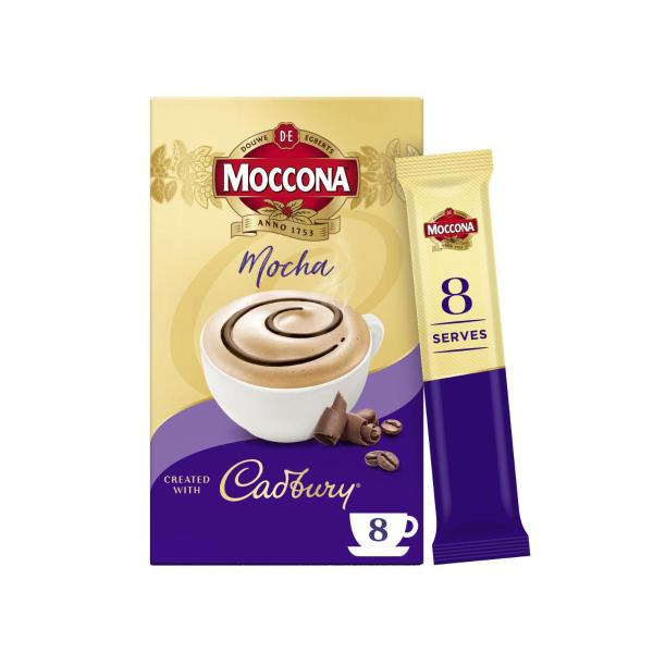 Buy Moccona Cadbury Mocha Coffee Sachets 8 pack | Coles