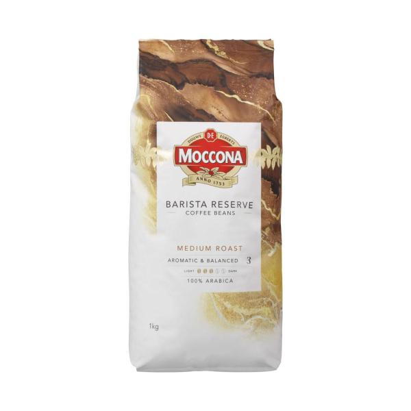 Buy Moccona Barista Reserve Medium Roast Coffee Beans 1kg | Coles