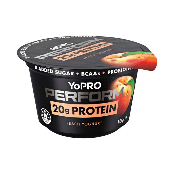 Buy Danone Yopro Perform Yoghurt Peach 175g | Coles