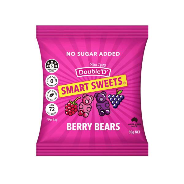 Buy Double D Smart Sweets Berry Gummies 50g | Coles